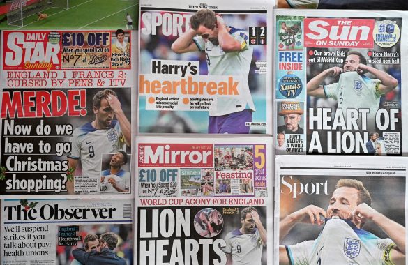 France team "shocked" by English tabloids before quarter-final win ...