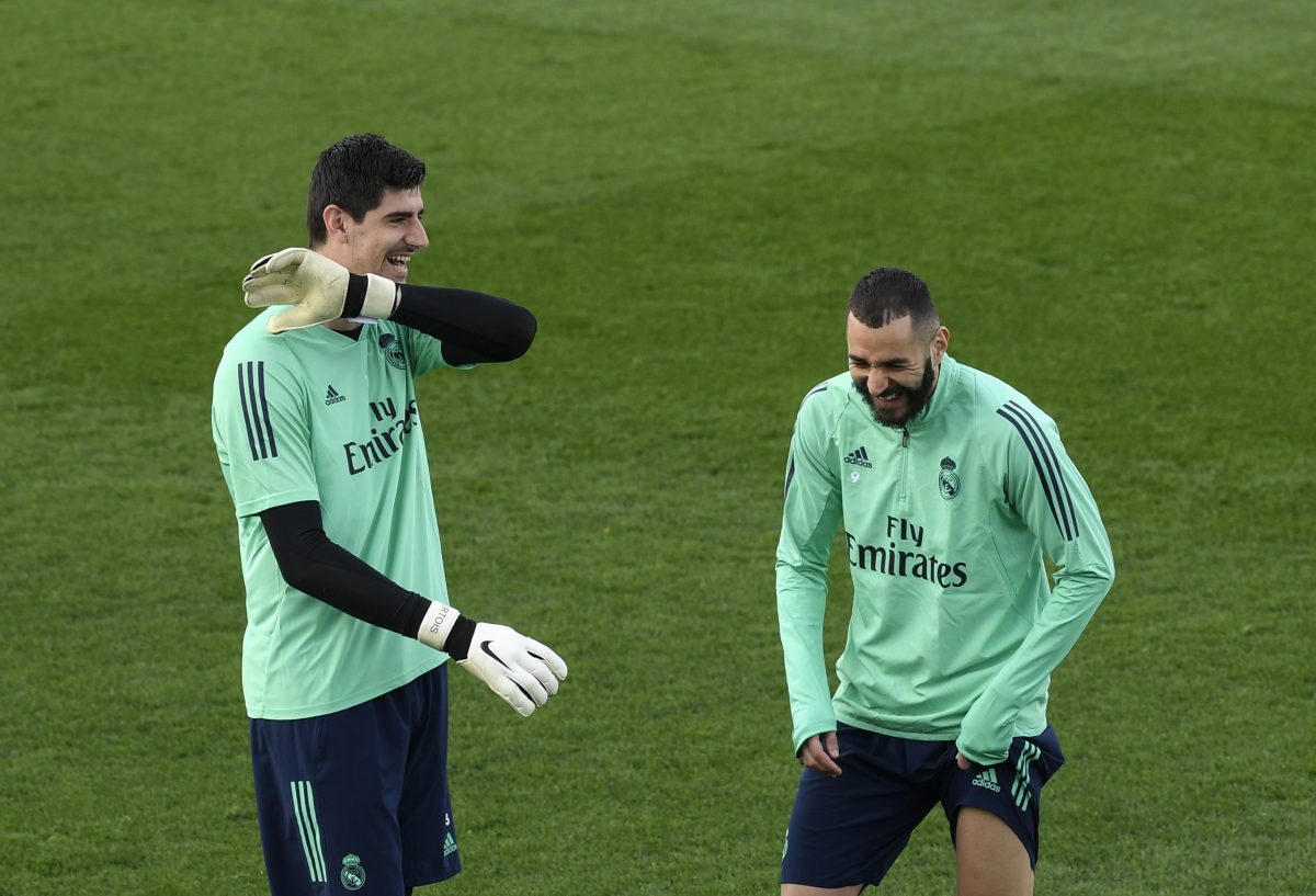 Florentino Perez and Thibaut Courtois to join Karim Benzema at Ballon d ...