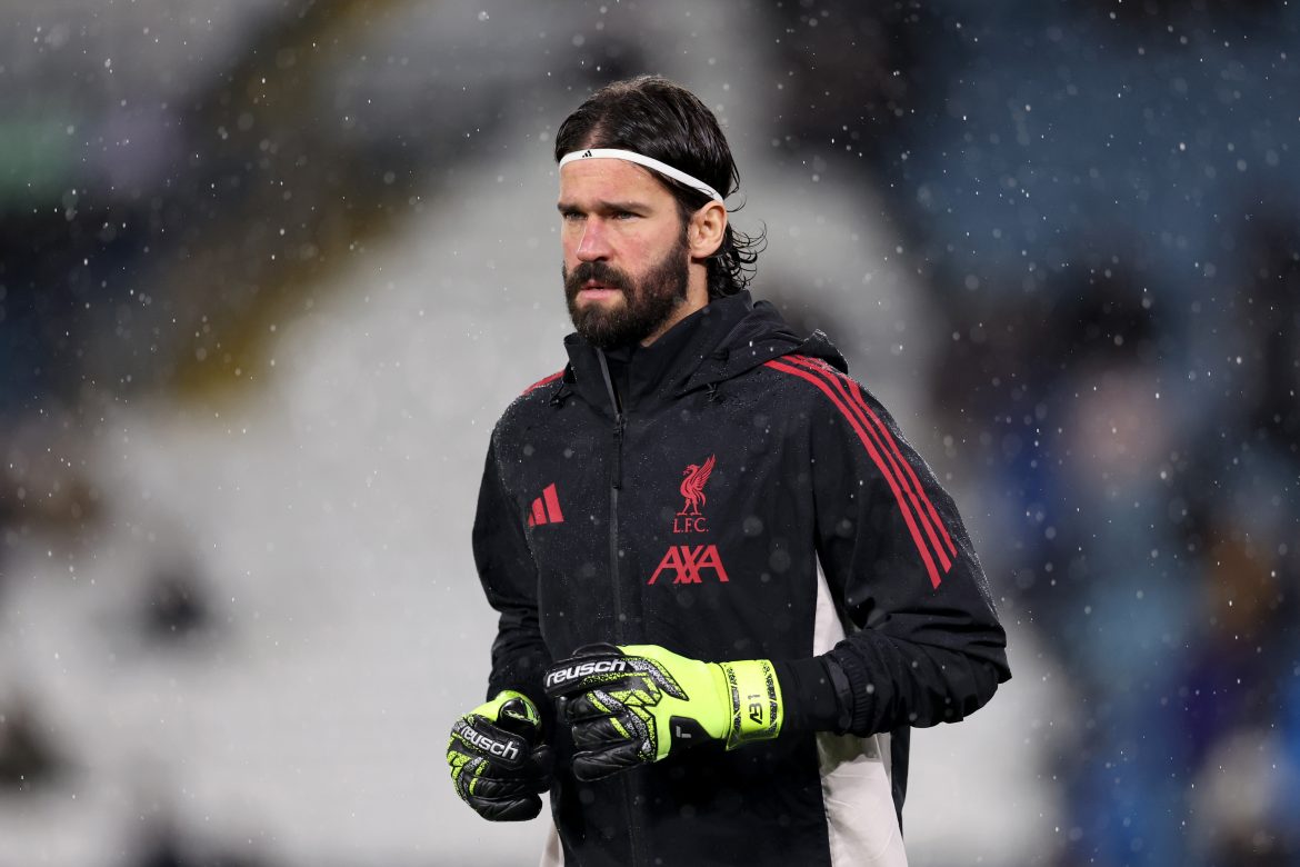 Liverpool goalkeeper Alisson Becker set to miss the Champions League ...